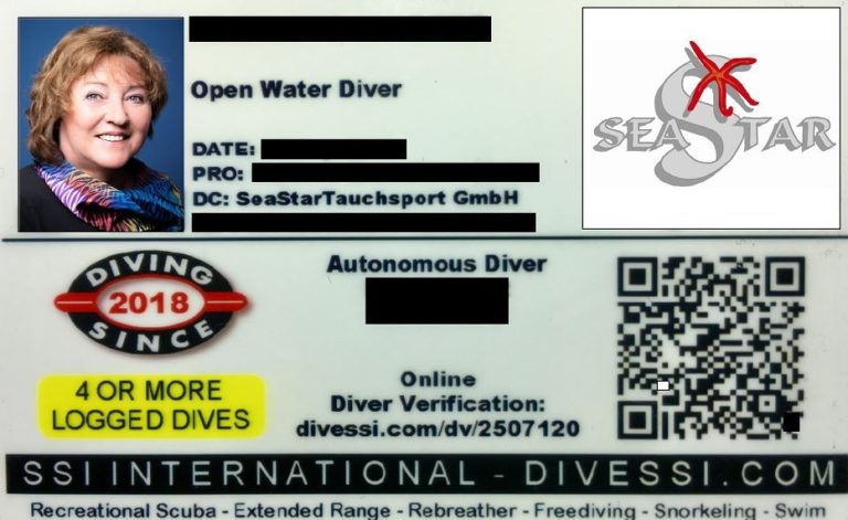 SSI gedruckte Brevet Karte nach Wahl (Scheckkartenformat) – Seastar ...